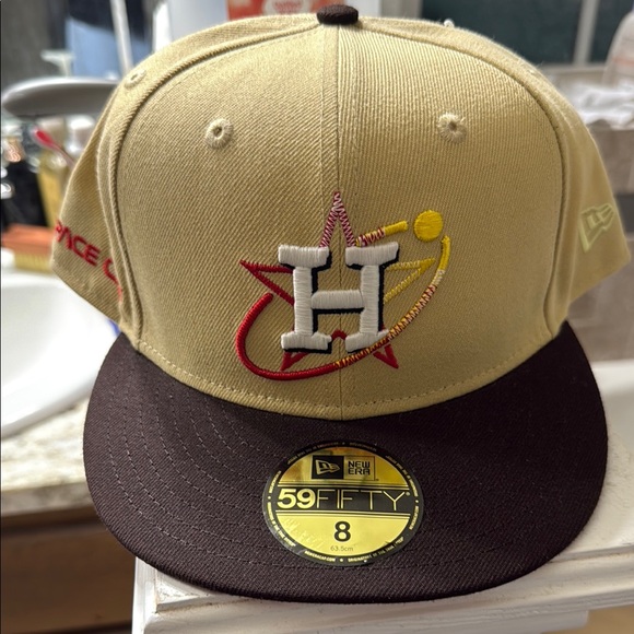 New Era | Party Supplies | New Era 59fifty Houston Cap Gold And Brown ...